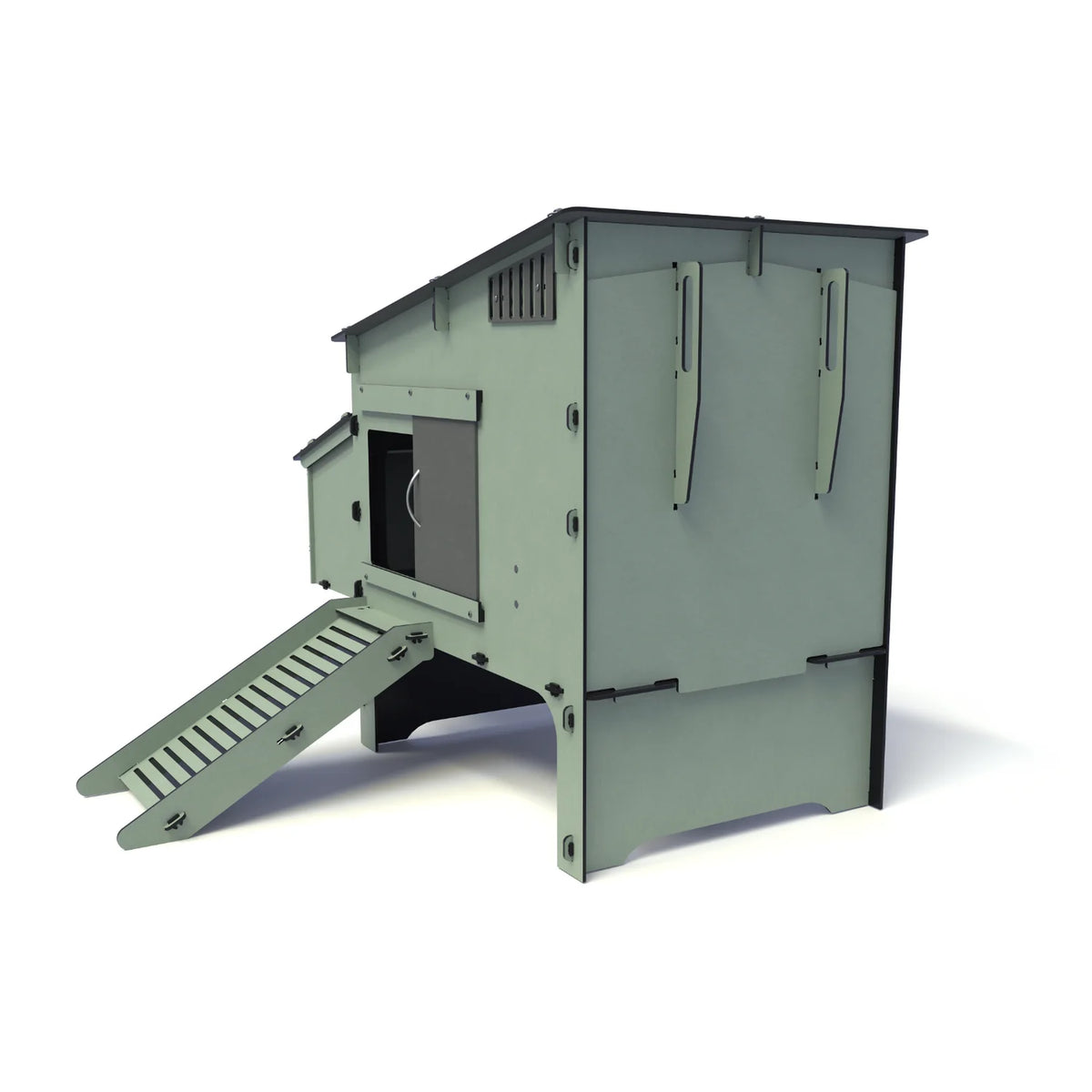 Nestera Kunststof Kippenhok Aspen: kippenhok voor 6 kippen– Kippenvilla.nl